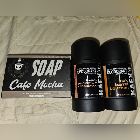kafx | Grooming | Mens Deodorant And Soap Set Black And Brown | Poshmark